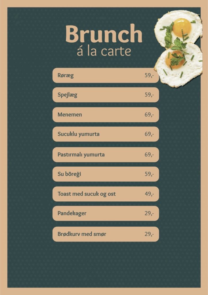 Menu - Ahali Restaurant