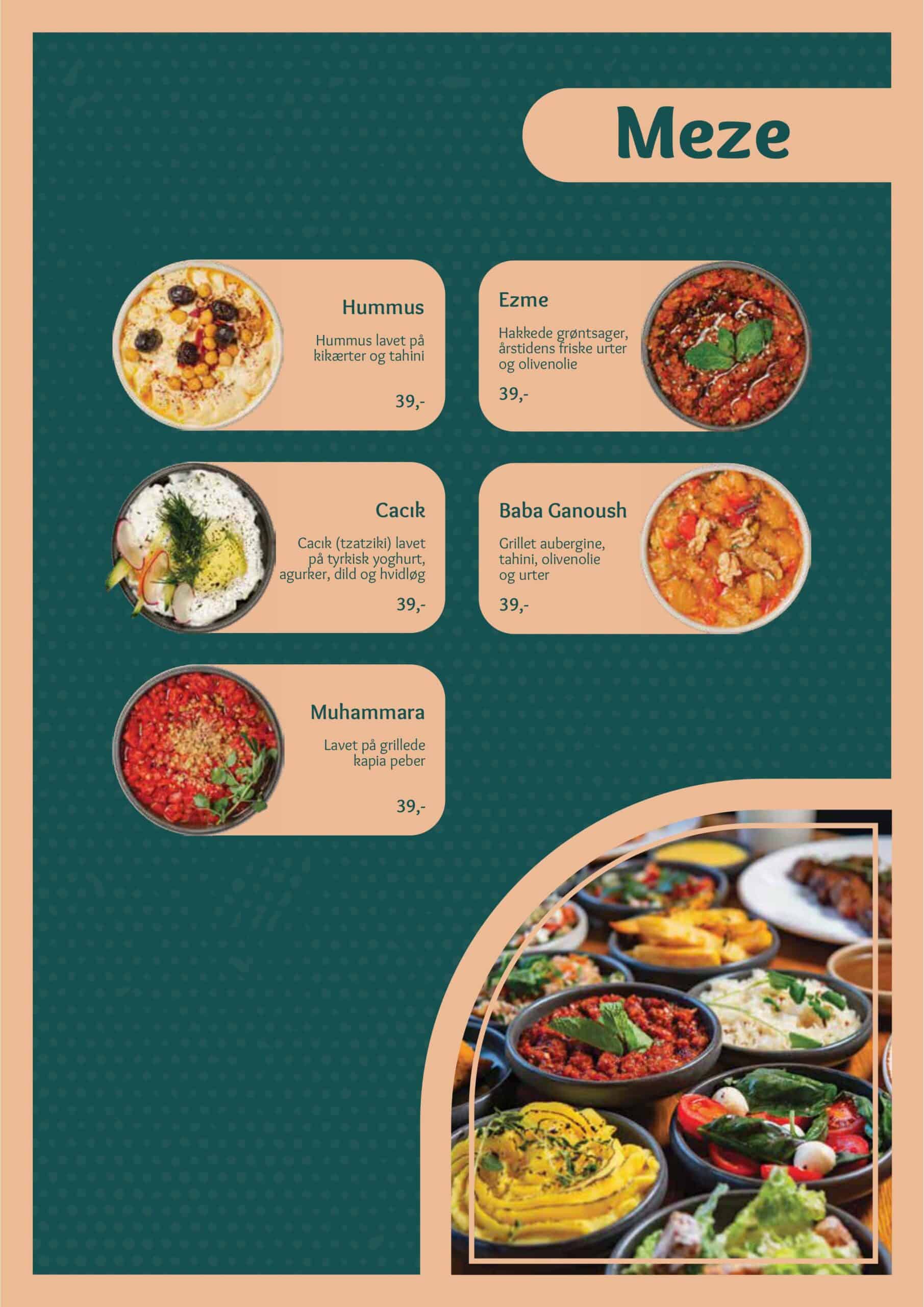 Menu - Ahali Restaurant